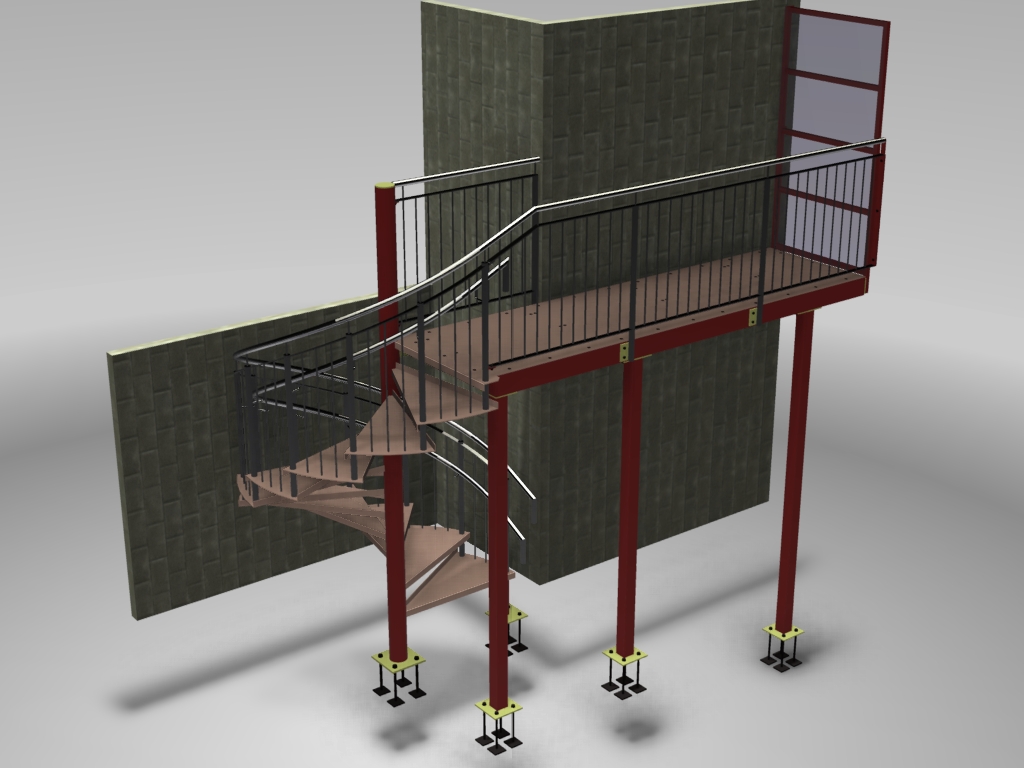 Stairs in Advance Steel | Civil Engineering Software Solutions