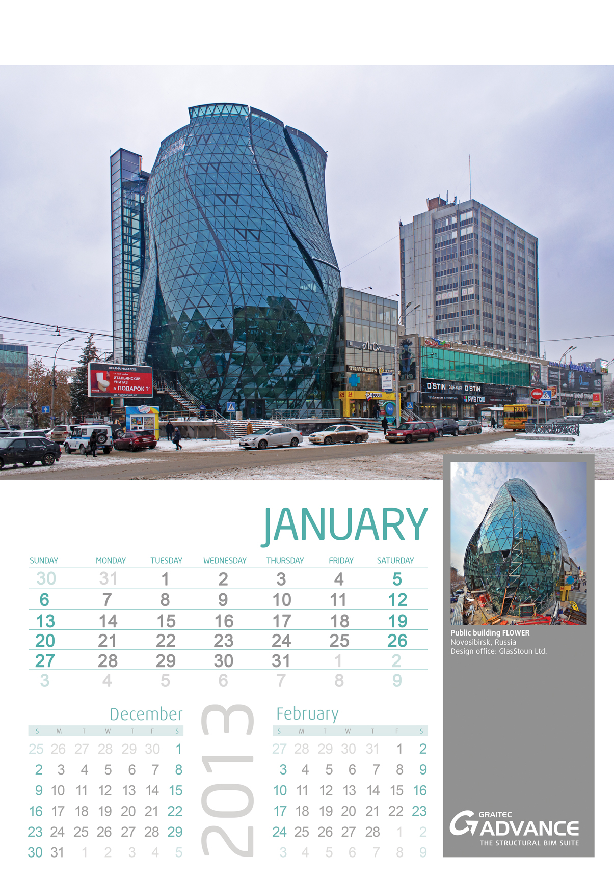 GRAITEC annual calendar | Civil Engineering Software Solutions