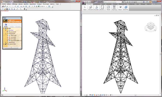 9.AD-Revit Electrical tower | Civil Engineering Software Solutions