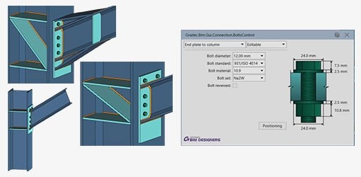 7 types of connections that can be easily design with Steel Connection ...